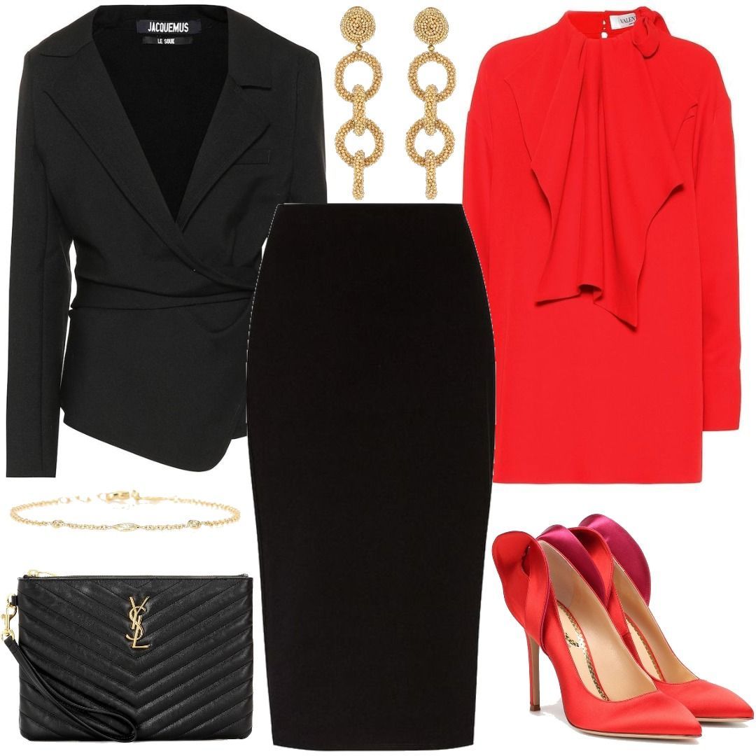 Jacquemus Saad wool wrap jacket Black Outfit for Womenoutfits for ...