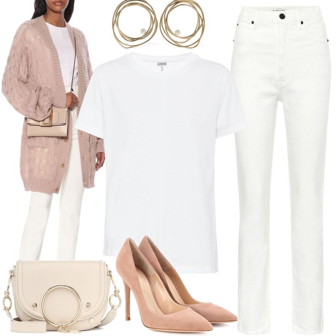 Matthew Adams Dolan Oversized cardigan Beige Outfit for Womenoutfits ...